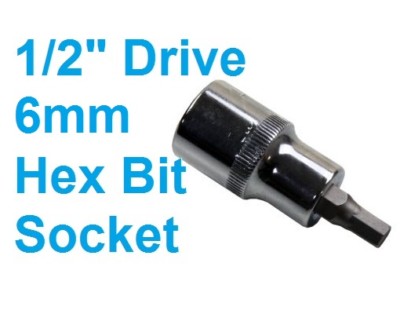 6mm HEX BIT / ALLEN KEY SOCKET by US PRO TOOLS 1/2" Drive | eBay UK