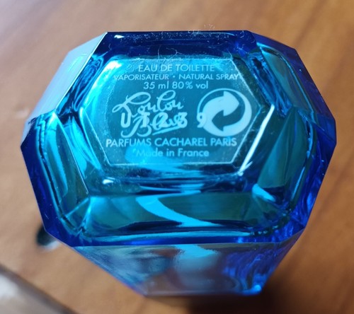 Bouteille Eau De Toilette Loulou Blue Cacharel Vide 35 ml | eBay
