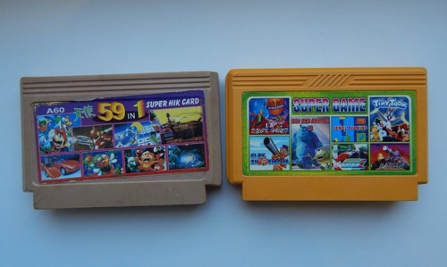 Two Game Vintage '90s Cartridges for Dandy Video Game 8-BIT Console | eBay