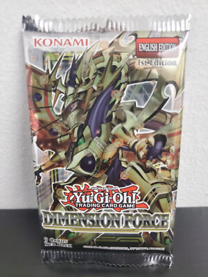 Yu-Gi-Oh Yugioh TCG Dimension Force Sealed Booster 6 pack lot | eBay