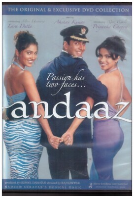 Andaaz - DVD - Akshay Kumar - Lara Dutta - Priyanka Chopra - BRAND NEW ...