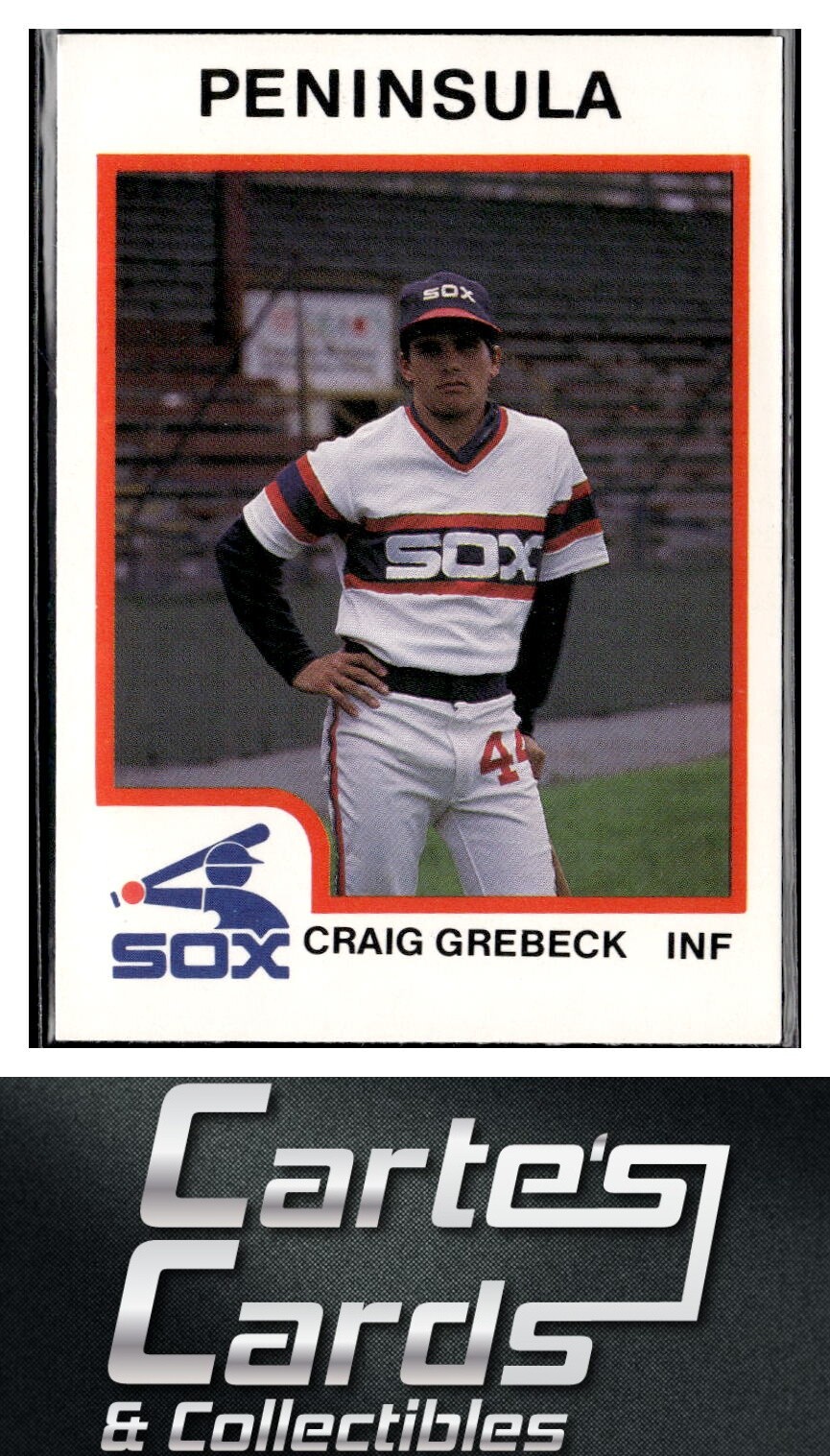 Craig Grebeck 1987 ProCards #1881 Peninsula White Sox | eBay