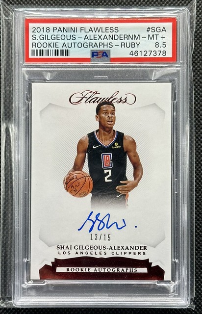 2018-19 Panini Flawless - Rookie Autographs Ruby #RA-SGA Shai Gilgeous ...