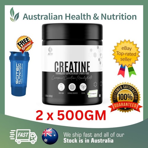 2 x ATP SCIENCE CREATINE 500GM CREAPURE + FREE SAMPLE | eBay Australia