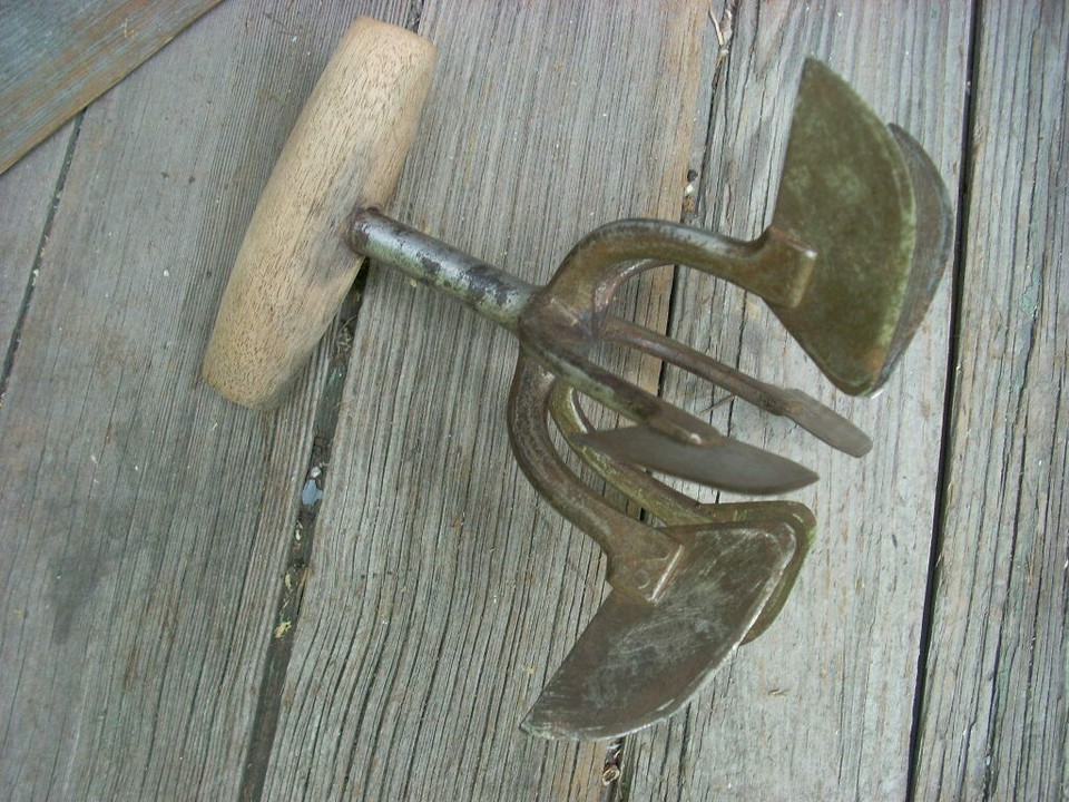 Antique Primitive Six Blade Hand Chopper Cutter Kitchen Tool | eBay