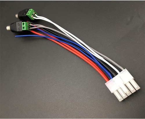 1Pc 10-pin Power Input Harness Plug With RCA Connector For DUAL TBX10A ...