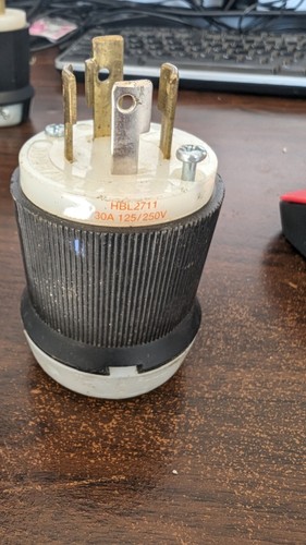 🔥 HUBBELL HBL2711 Twist-Lock, Industrial, 30A 125/250V, plug ...