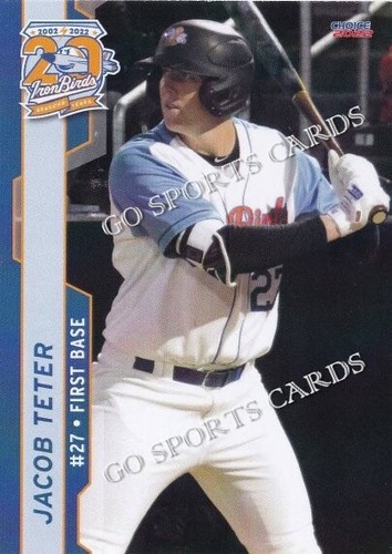 2022 Aberdeen IronBirds Jacob Teter RC Rookie Baltimore Orioles | eBay