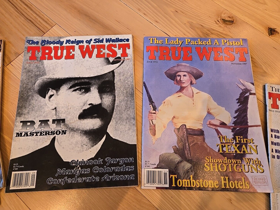 Lot Of 17 True West Magazines 1996 1997 Western Cowboy Vintage Frontier ...