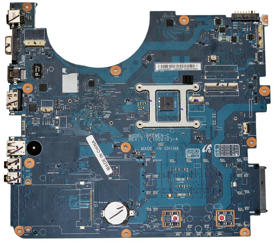 Samsung Laptop IntelHM55 Socket PGA989 DDR3 SDRAM Motherboard Open Box ...