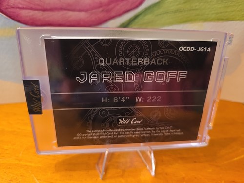🔥🔥2024 Wild Card QB1 Jared Goff True 1/1 Rainbow Refractor AUTO🔥🔥 | eBay