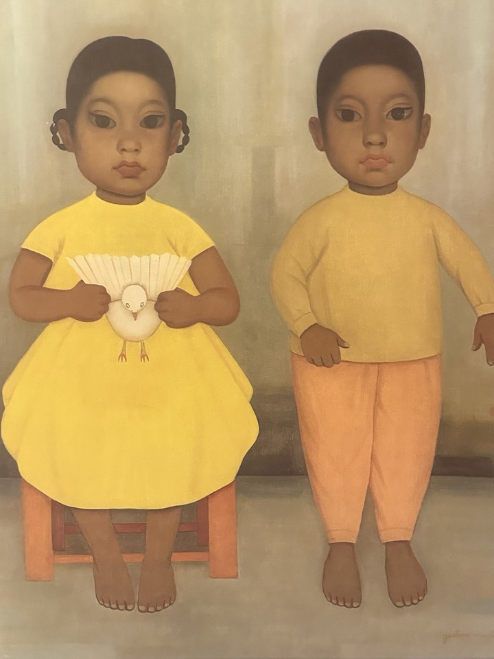 Isabella Y Pablito Vintage Gustavo Montoya Art Mexican Boy & Girl ...