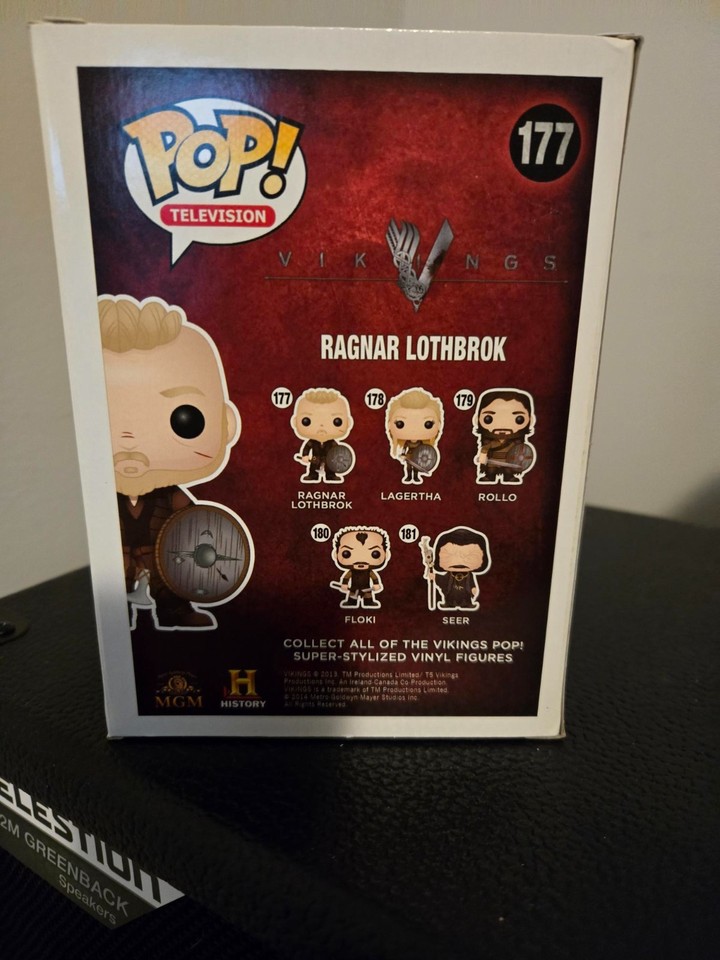 Vikings Ragnar Lothbrok #177 Funko Pop Vinyl & Vaulted | eBay
