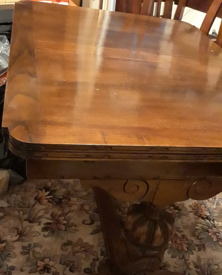 Art Deco Oak Refectory Dining Table | eBay UK