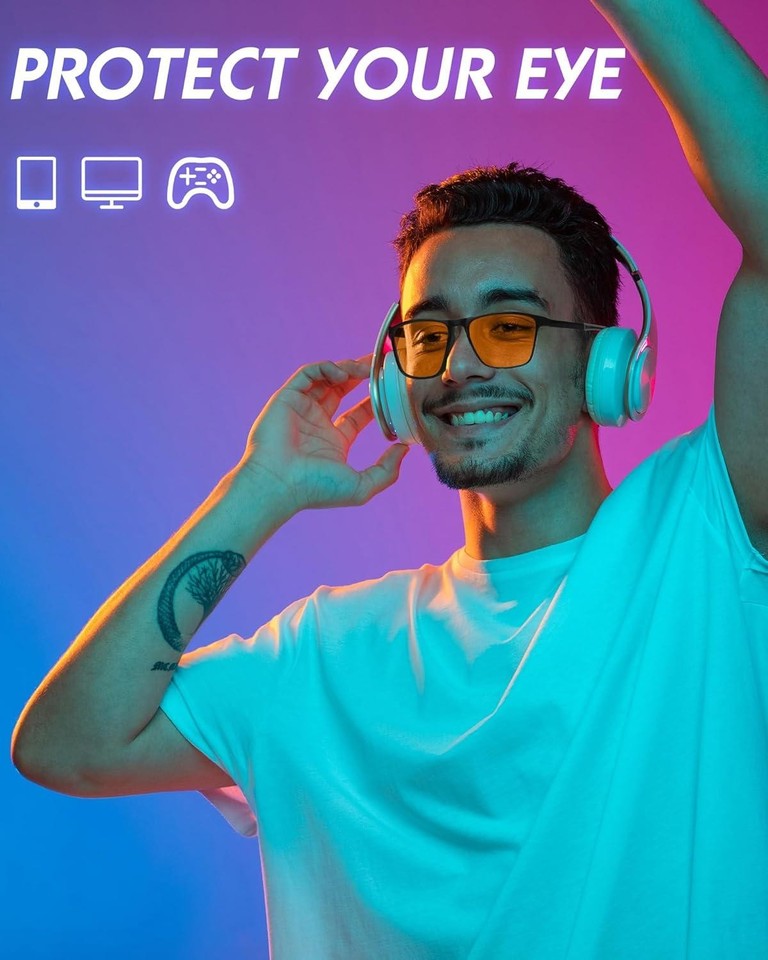 Blue Light Blocking Glasses Gaming- Filtering Computer Gaming Screen/tv ...