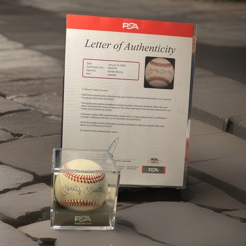 Mickey Mantle PSA Certified Autographed Baseball - Museum Quality ...