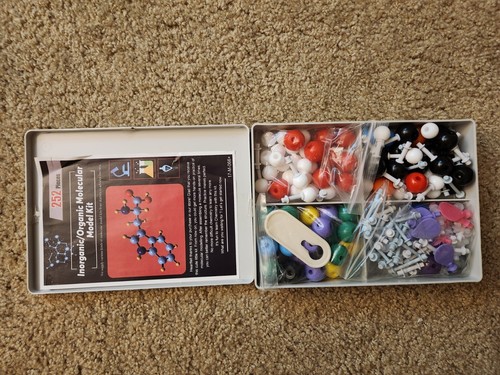 Molecular Model Kit Chemistry Build Set Organic Inorganic 252pc | eBay