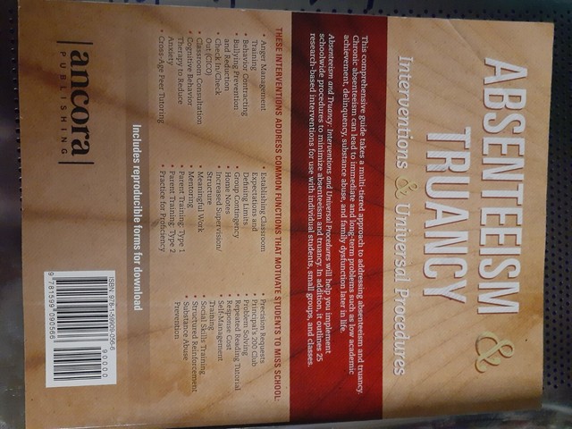 Absenteeism and Truancy : Interventions and Universal Procedures by ...