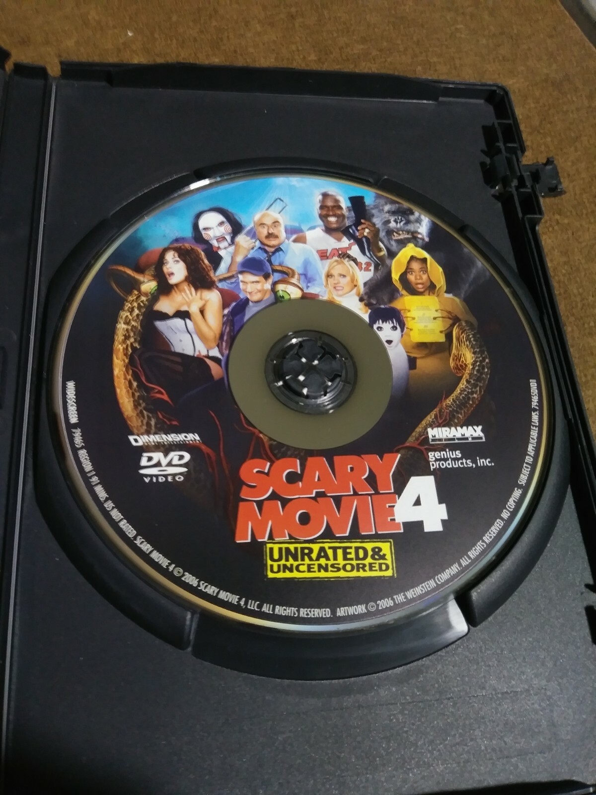 Scary Movie 4 (DVD, 2006, Unrated, Widescreen) Anna Faris, Regina Hall ...