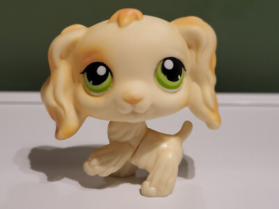 LPS #347 LITTLEST PETSHOP ORIGINAL AUTHENTIC CHIEN EPAGNEUL DOG SPANIEL ...