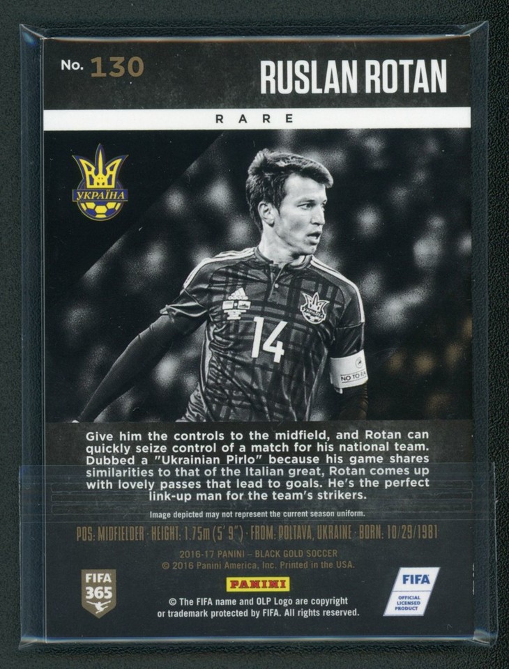 2016-17 RUSLAN ROTAN 02/35 PANINI BLACK GOLD | eBay