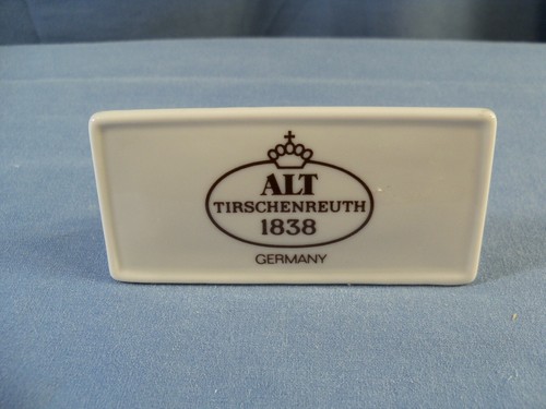 Tirschenreuth 1838 Germany - Porcelain Dealer Display Sign Logo | eBay