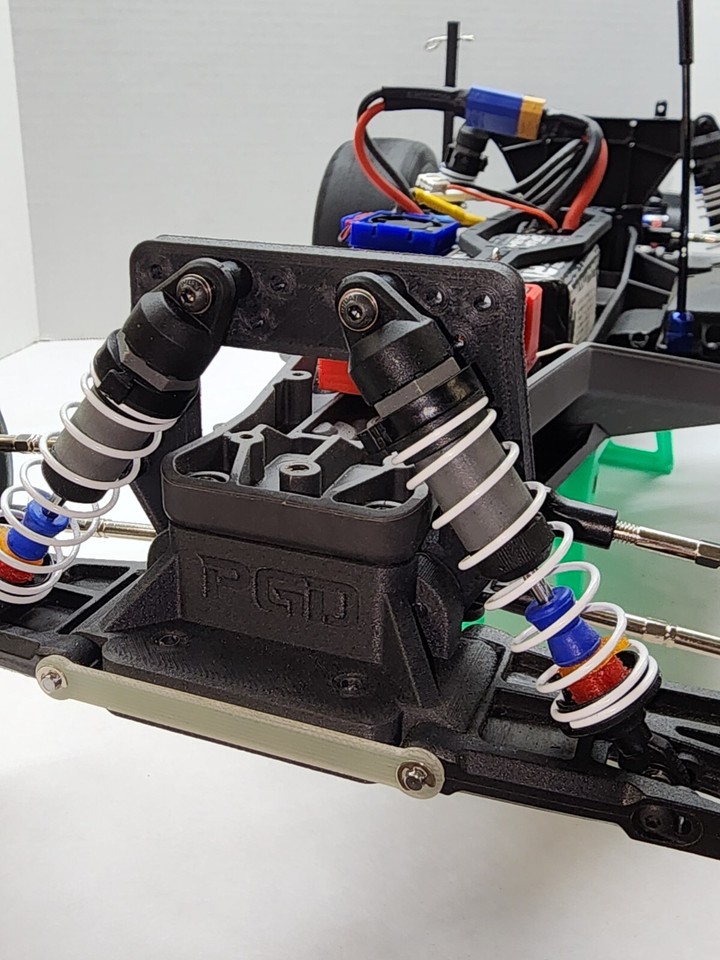 Traxxas Drag Slash 0 Degree Bulkhead with Adjustable Shock Mount | eBay