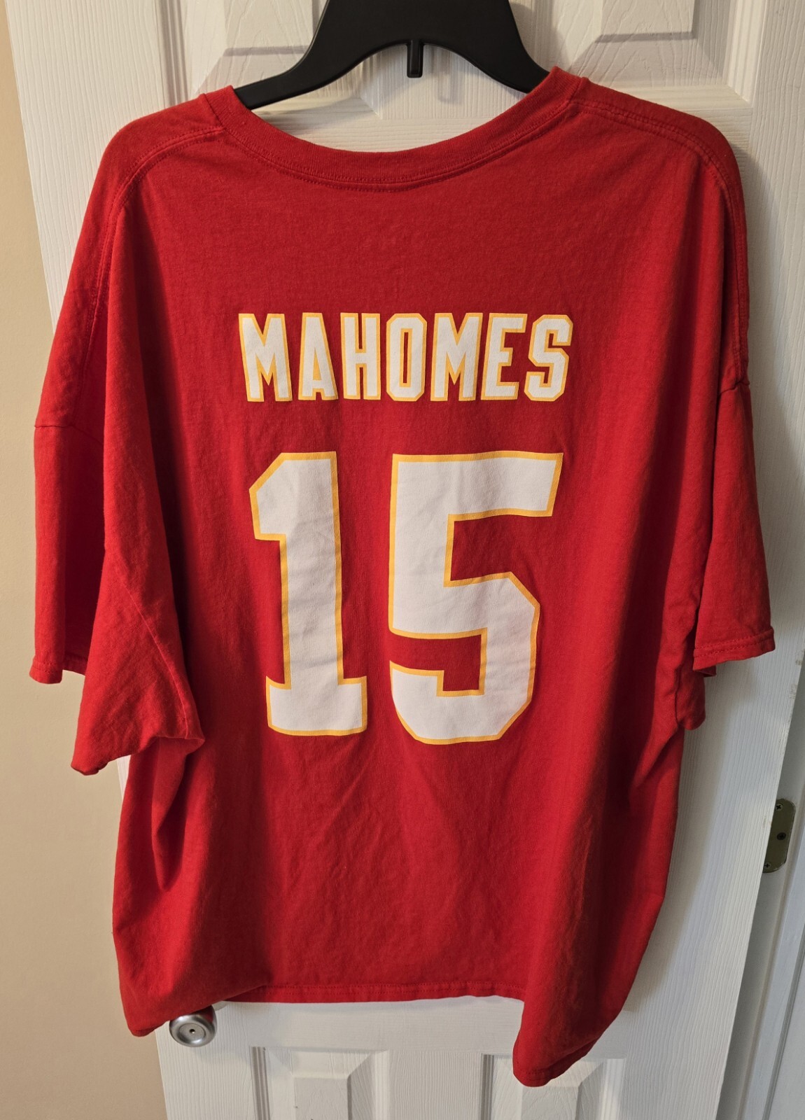 Patrick Mahomes Kansas City Chiefs Player Red SB Tee … - Gem