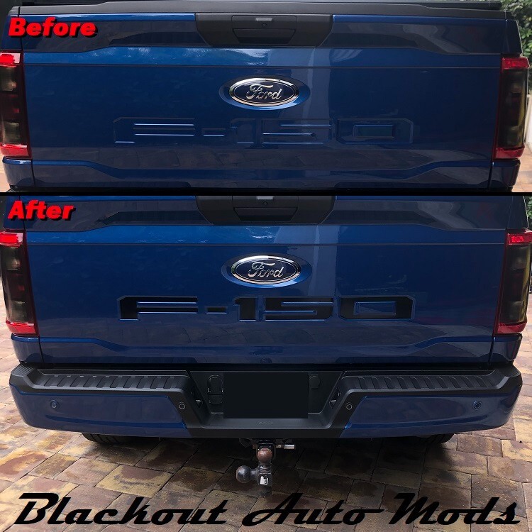 Gloss Black Vinyl Tailgate Letter Decals For 2021-23 Ford F150 | eBay