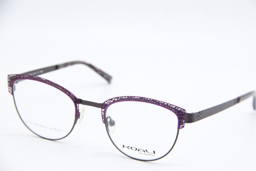 NEW MOREL KOALI 20002K PM09 PURPLE BROWN AUTHENTIC EYEGLASSES FRAMES 50 ...