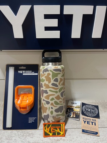 YETI Rambler 36oz BOTTLE HOLY GRAIL of OG 1.0/DUCK CAMO🦆+KCO STRAW CAP ...
