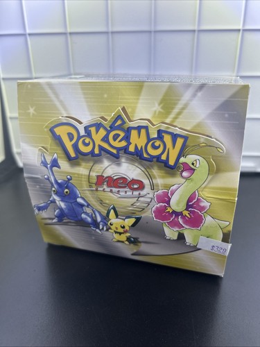 Pokemon Unlimited Neo Genesis Set Booster Box - Open & Empty - WOTC US ...
