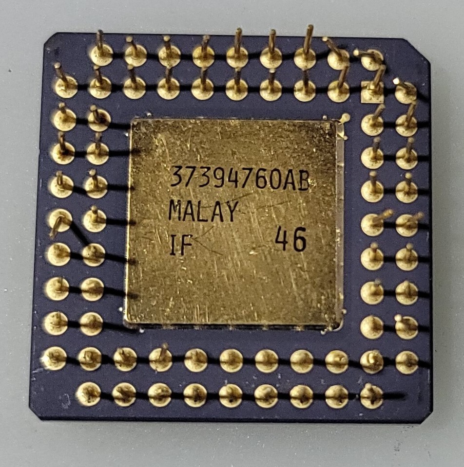 Vintage Rare Intel A80387-20 SX030 Ceramic Processor 1986 Collection ...