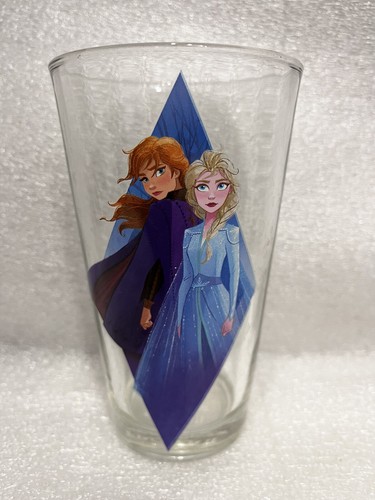Disney’s Frozen II Anna & Elsa Glass Drinking Cup 16 oz. Tumbler ...