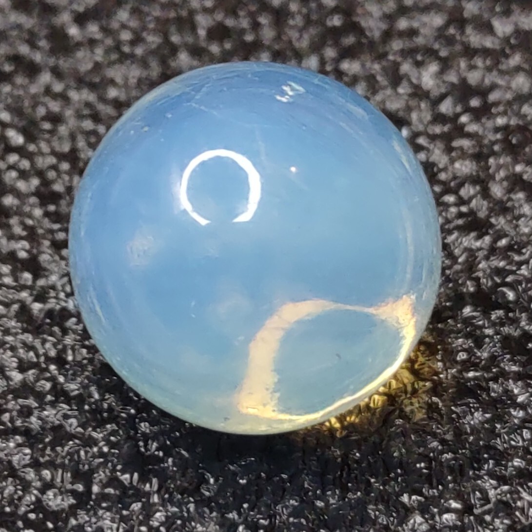 .76" NM Moonie 💎 SWIRL Opalescent Akro ? Agate Glass Vintage Marbles ...