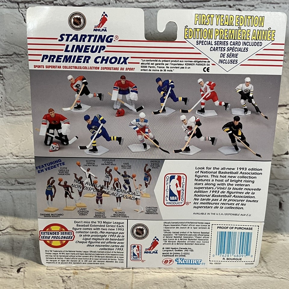 1993 Starting Lineup Premier Choix Ray Bourque Boston Bruins Rookie ...