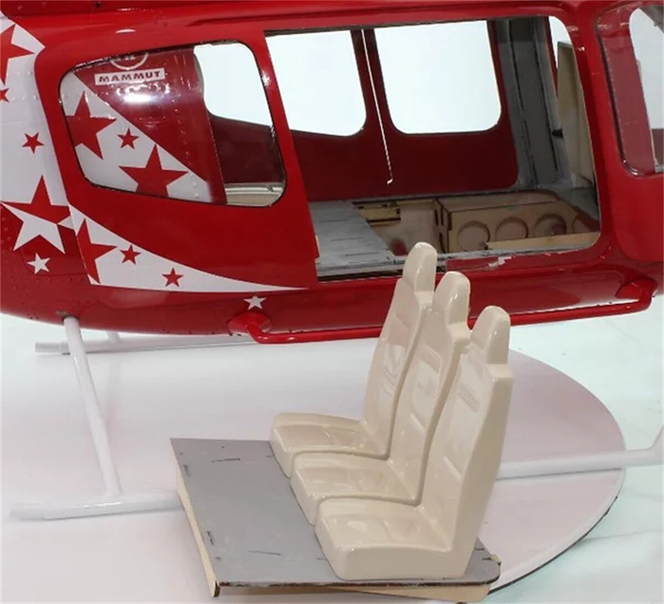 Roban Red 700size B 429 ARF Air Zermatt RC Helicopter Fuselage scale ...