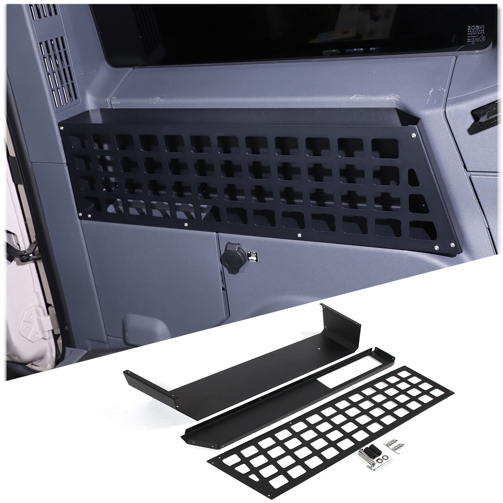 Left Side Trunk Cargo Storage Organizer Box Tray Molle Panel for Ineos ...