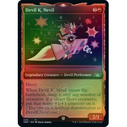 FOIL DEVIL K. NEVIL (SHOWCASE) X4 Unfinity Magic MTG MINT CARD | eBay