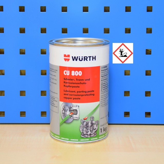 1kg Würth Copper Paste CU 800 Brake Paste Cu-paste Exhaust Screws for ...