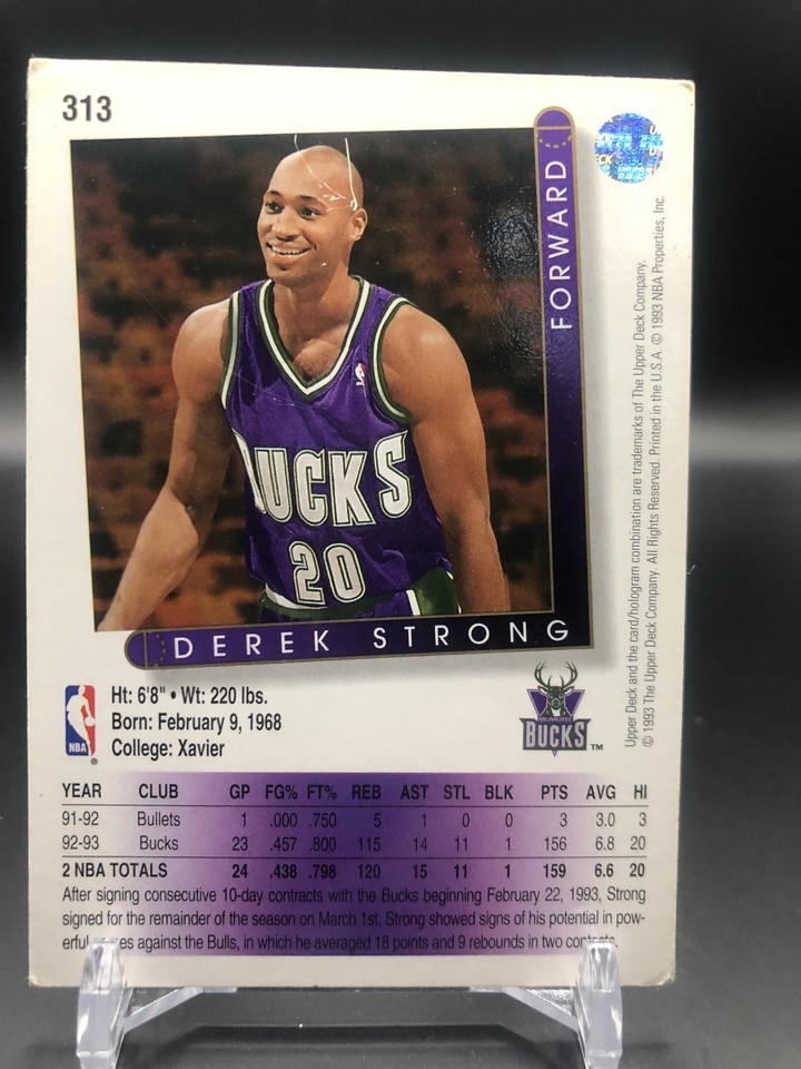 1993-94 Upper Deck #313 Derek Strong | eBay