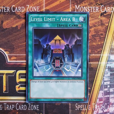1x Level Limit - Area B - Super Rare - AP07-EN010 - LP | eBay