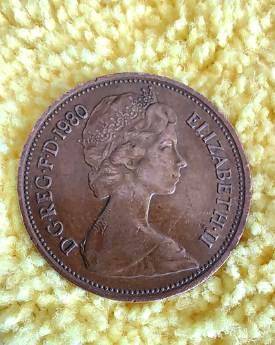 1980 Elizabeth II "2 New Pence" Coin - D.G.REG.F.D.1980 | eBay