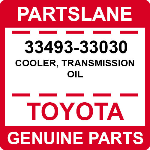 33493-33030 Toyota OEM Genuine COOLER, TRANSMISSION OIL | eBay