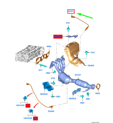 FORD TOURNEO CONNECT MK2 Hego Sensor FL3A-9Y460-BA 1847188 NEW GENUINE ...