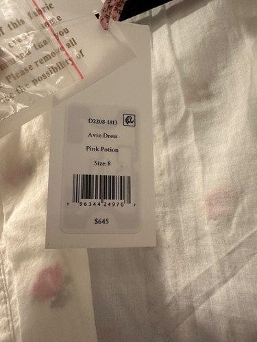 Avin Cotton Embroidered Midi Dress size 8 NWT | eBay