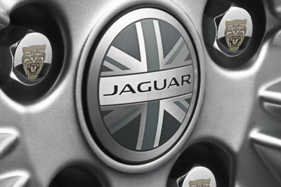X4 GENUINE JAGUAR XE XF F-TYPE ROAD WHEEL CENTRE CAPS BADGE UNION JACK ...