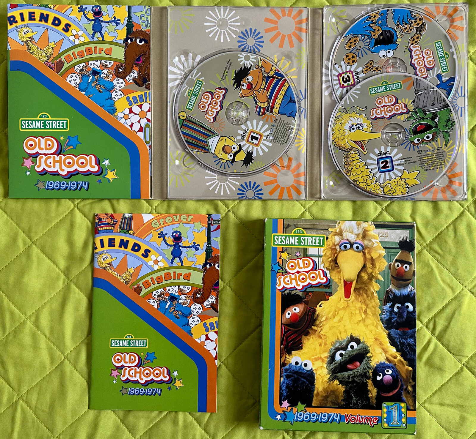 SESAME STREET Old School Volume One 1969-1974 3 Discs DVD Set USA ...