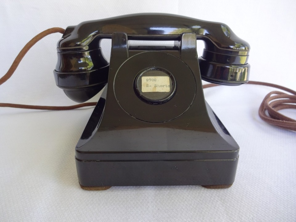 Antique Western Electric telephone 302 metal 1937 manual Working | eBay