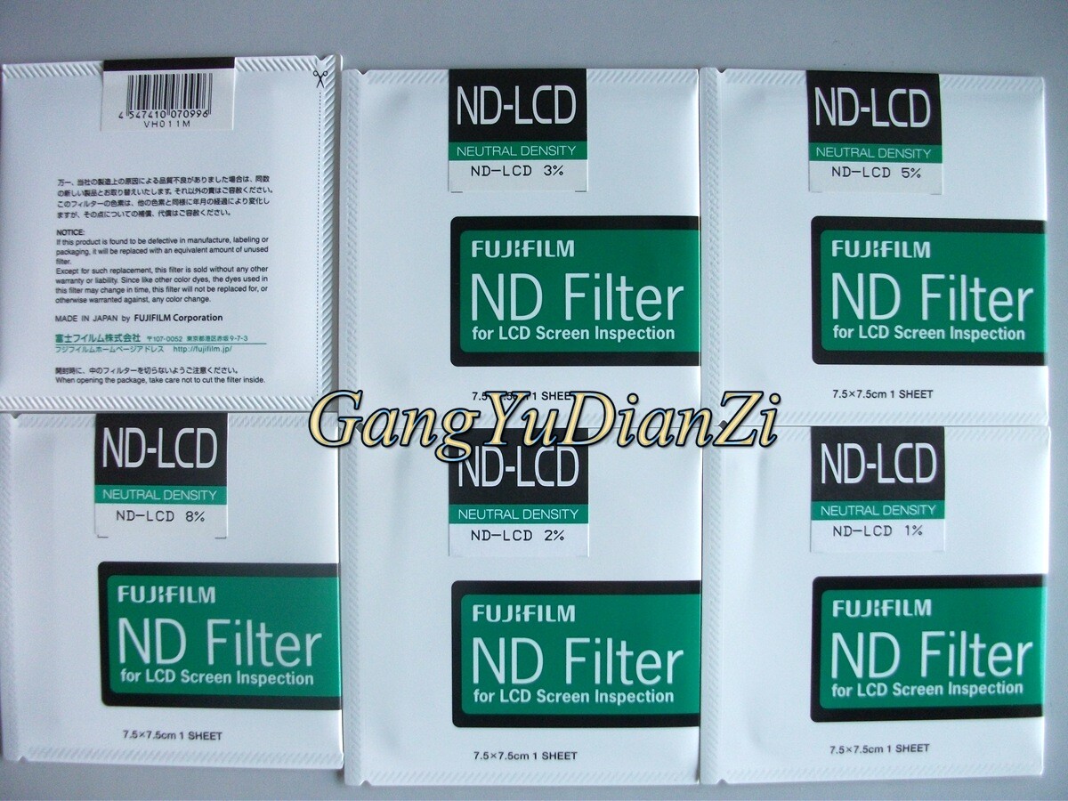 NEW FUJI ND-LCD Filter 1% 2% 3% 4% 5% 6% 8% 10% ND-filter Light ...